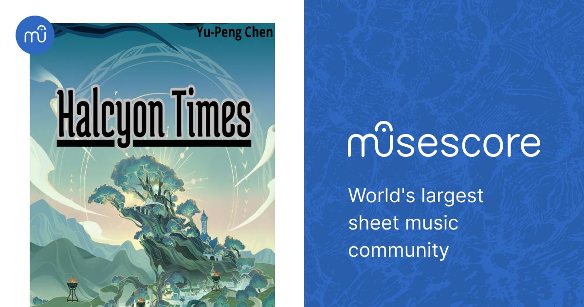 Halcyon Times Sheet music for Piano, Trombone, Flute, Saxophone alto ...