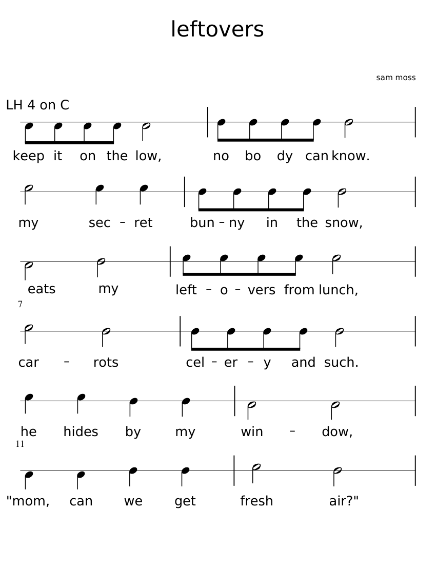 lay low Sheet Music for Piano (Solo) Easy | MuseScore.com