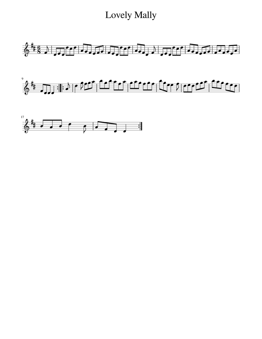 Lovely Mally Sheet music for Piano (Solo) Easy | Musescore.com