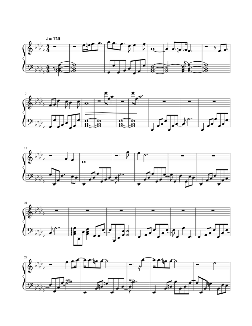 Peaceful Forest - Ragnarok Sheet Music for Piano (Solo) | MuseScore.com