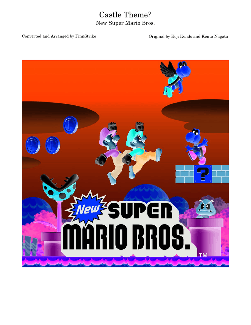Castle Theme? - New Super Mario Bros. Sheet Music for Piano ...