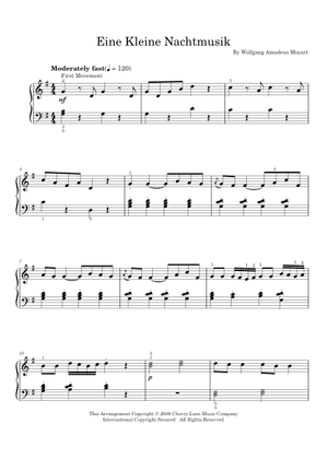 Eine Kleine Nachtmusik Sheet Music for Piano (Solo) | MuseScore.com