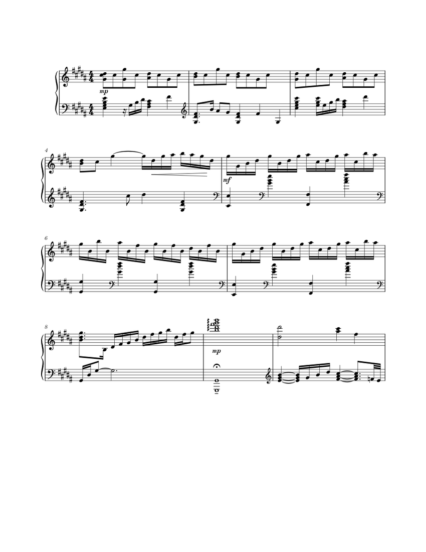 03c59393b20e79eeaba0abfa3f91c453b80db350 Sheet music for Piano (String Ensemble) | Musescore.com