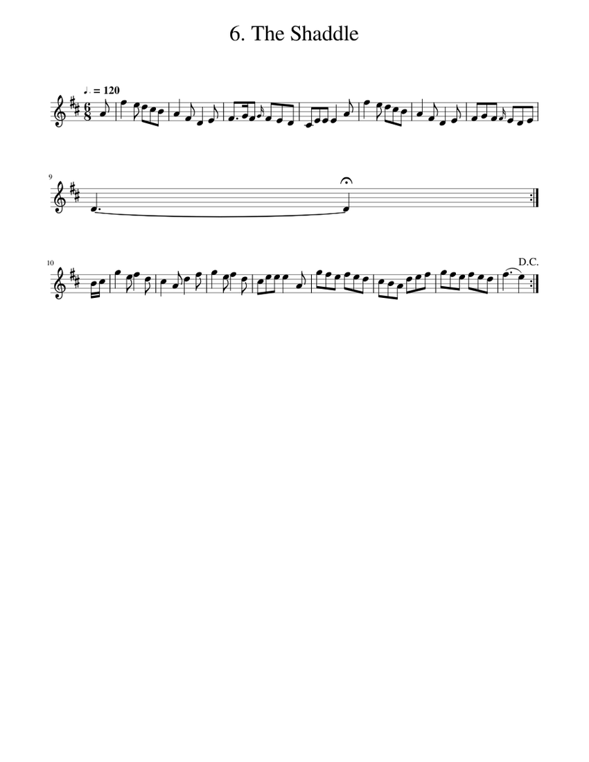 6. The Shaddle Sheet music for Piano (Solo) Easy | Musescore.com