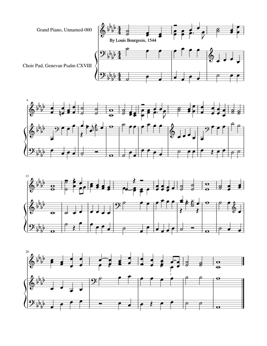 Christ Whose Gory Fills the Skies - Ratisbon Sheet music for Piano ...