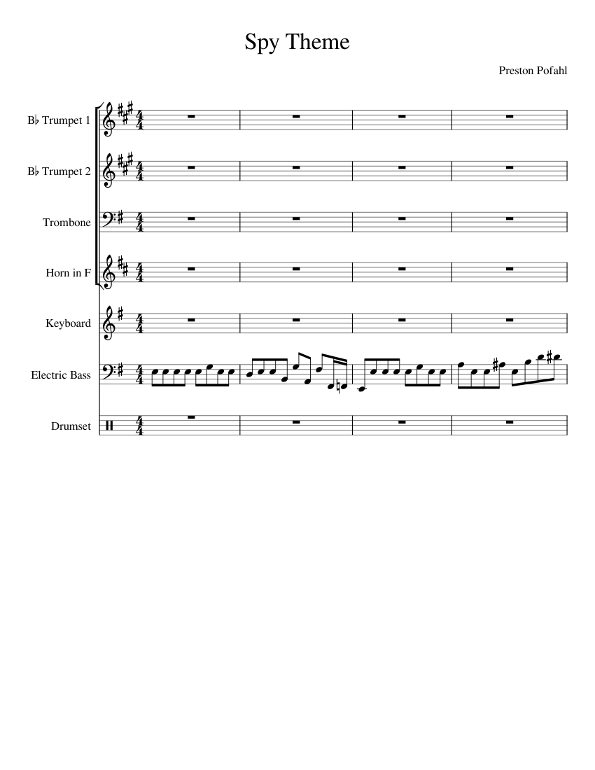 spy theme tunes
