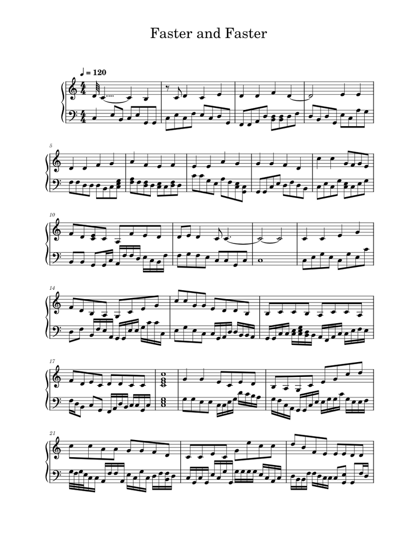 Creative_Songs_#3 Sheet music for Piano (Solo) | Musescore.com
