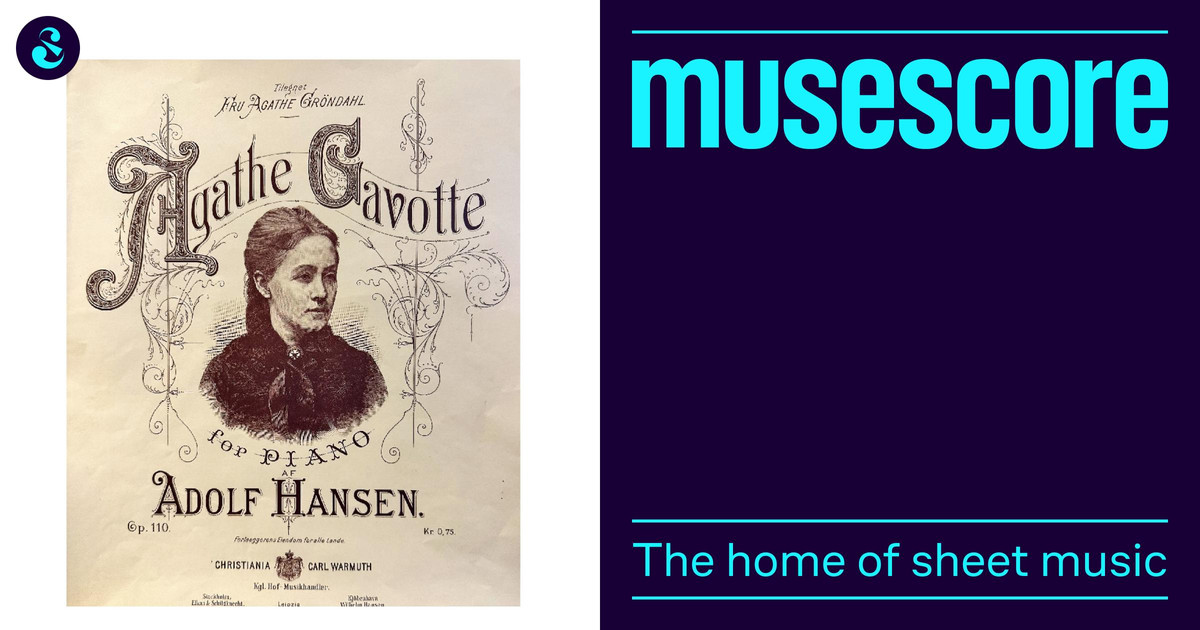 Agathe Gavotte Sheet music for Piano (Solo) | Musescore.com