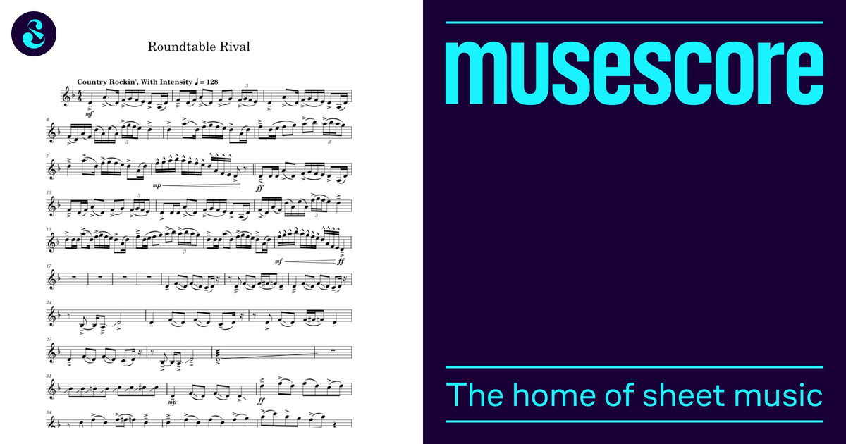 Roundtable Rival Sheet Music for Violin (Solo) | MuseScore.com