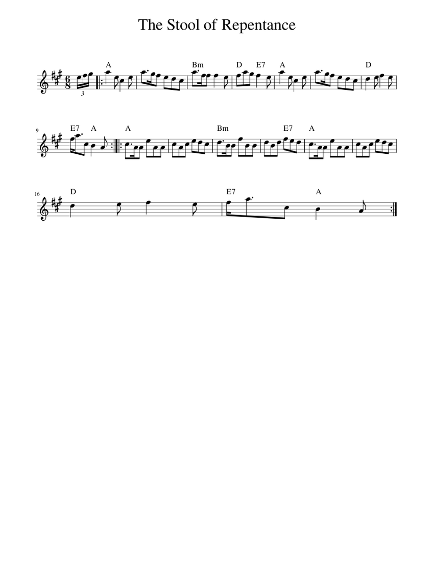 The Stool of Repentance Sheet music for Piano (Solo) Easy | Musescore.com