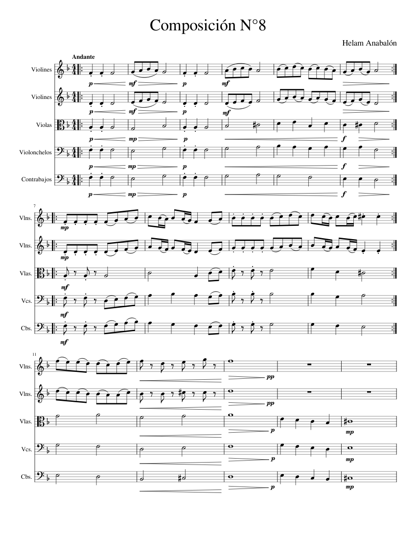 Composicion N°8 - piano tutorial