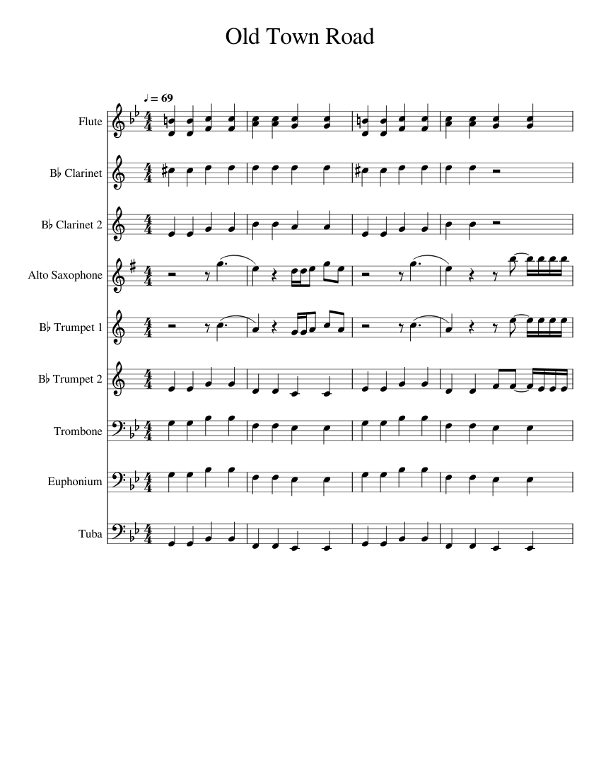 Old Town Road - piano tutorial