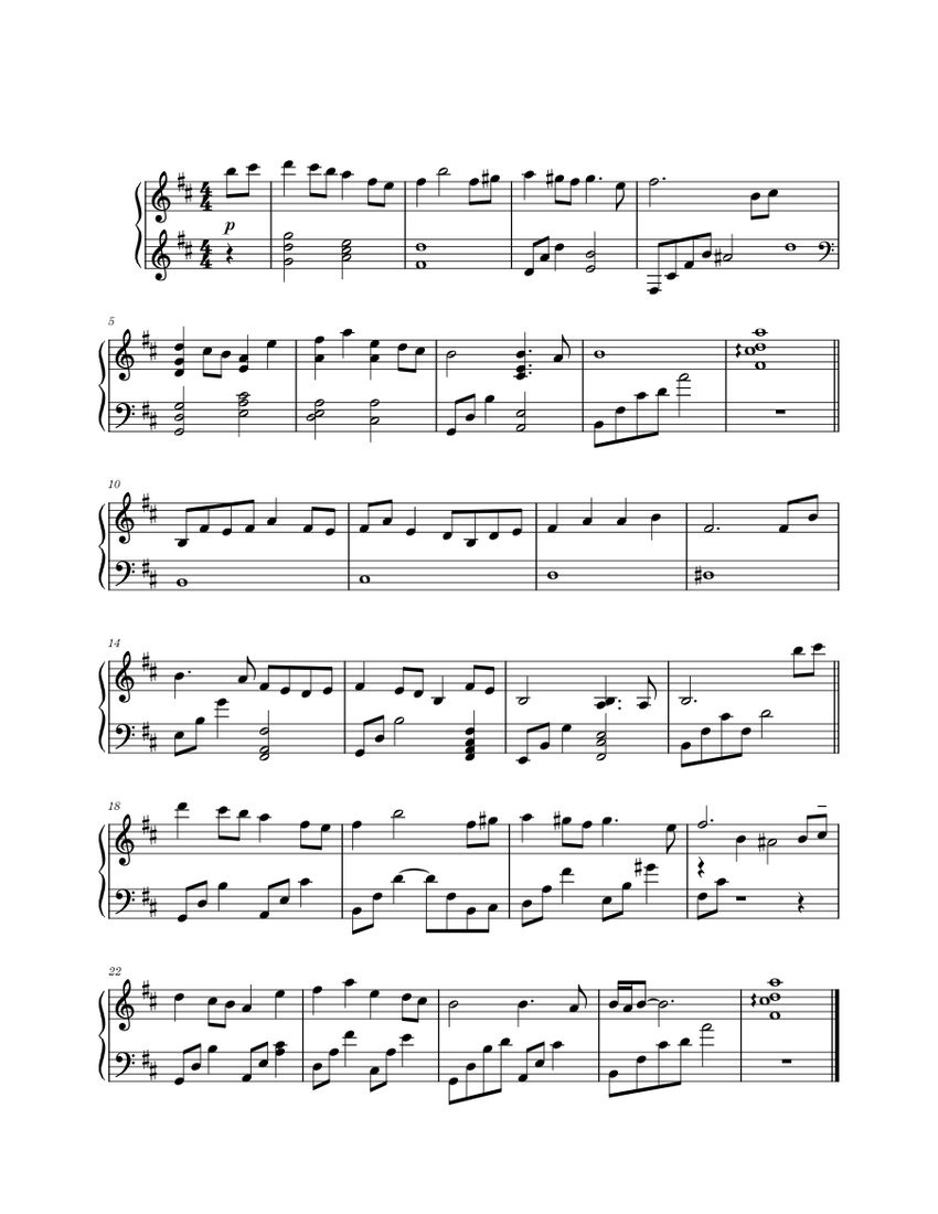 Hanachirusato – Yu-Peng Chen Hanachirusato Sheet Music for Piano (Solo ...