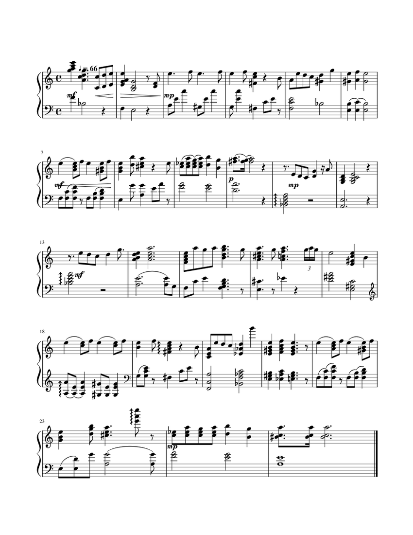 Mipha s theme Sheet music for Piano (Solo) | Musescore.com