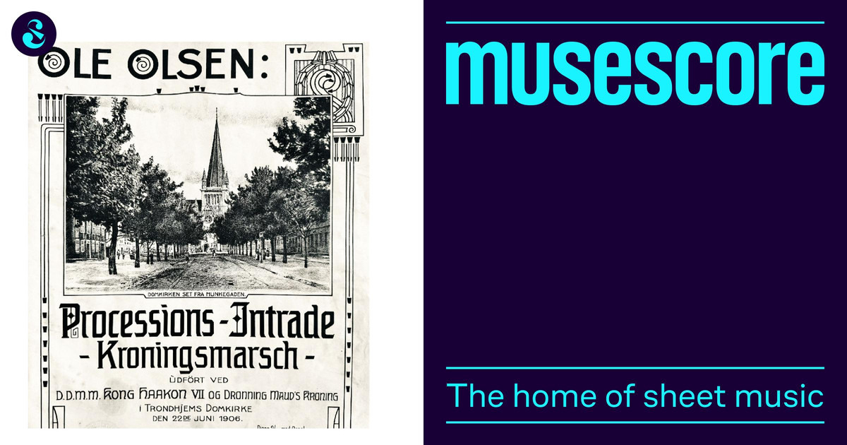 Processions-Intrade – Ole Olsen Sheet Music for Piano, Organ (Mixed ...