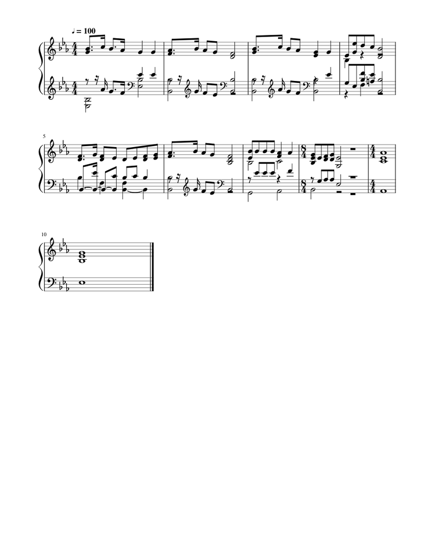 Waken, Christian children (English) Sheet music for Piano (Solo) Easy ...