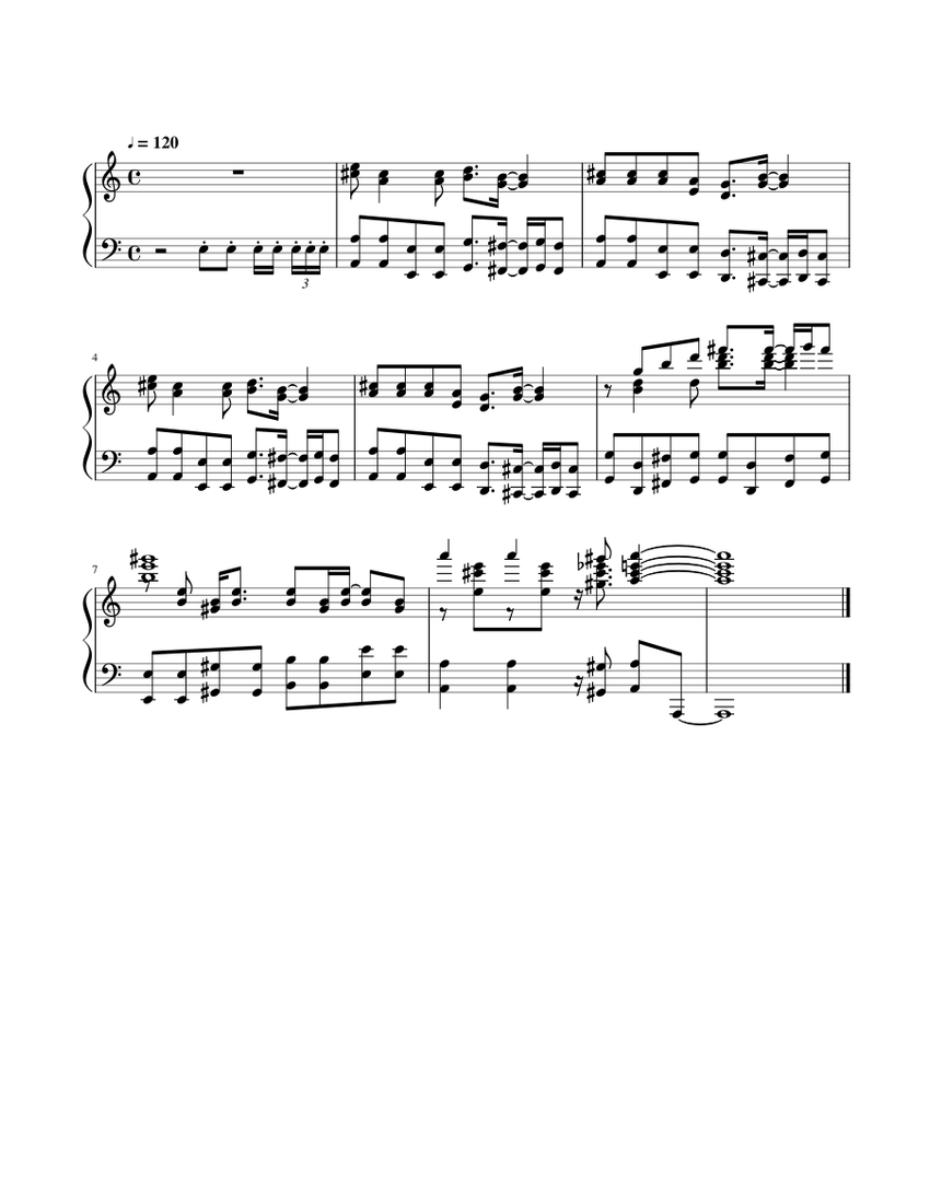 Sonic the Hedgehog - Ending theme Sheet Music for Piano (Solo ...
