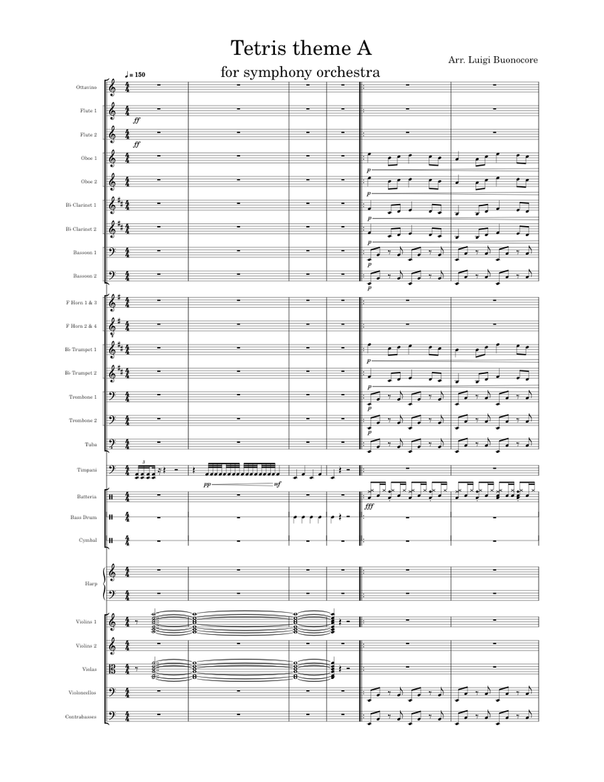 Tetris theme a gameboy – Misc Computer Games for symphony orchestra ...