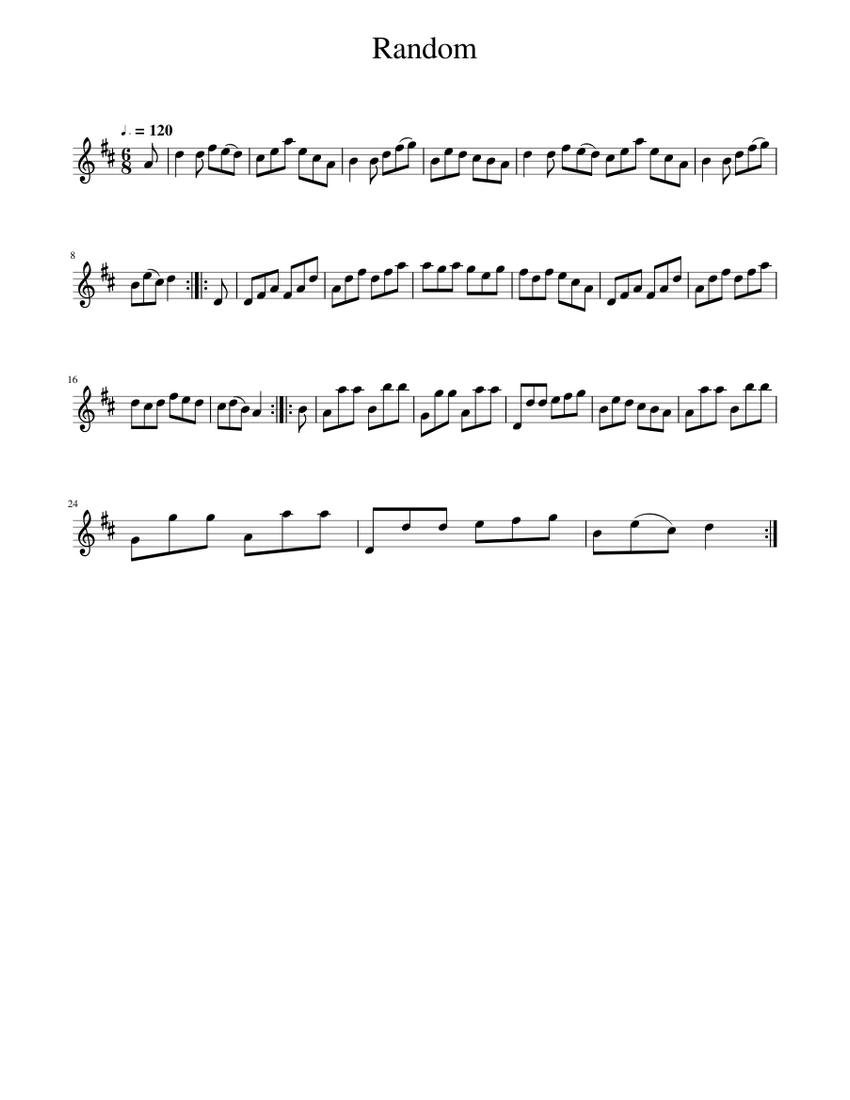 Random Sheet music for Piano (Solo) | Musescore.com