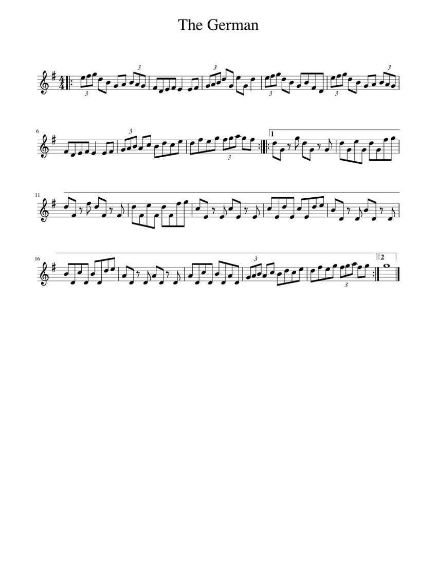 The German Sheet music for Piano (Solo) | Musescore.com