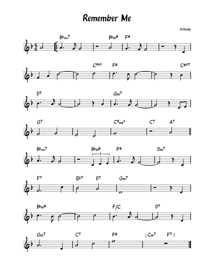 Remember Me - piano tutorial