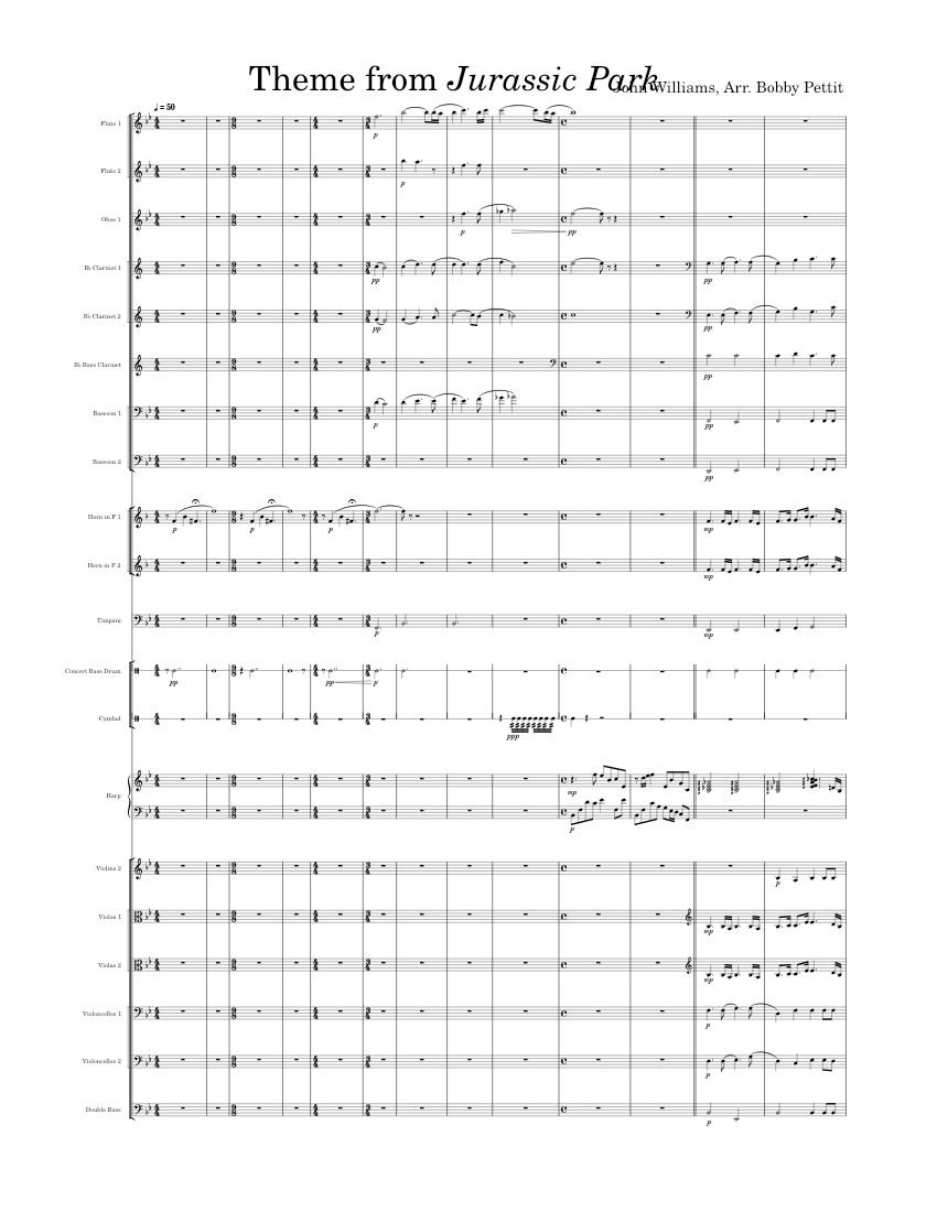 Theme from "Jurassic Park" – John Williams Sheet Music for Piano ...