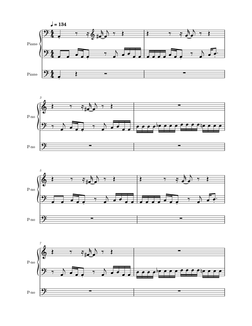 Psychosocial – Slipknot Sheet music for Piano (Solo) | Musescore.com