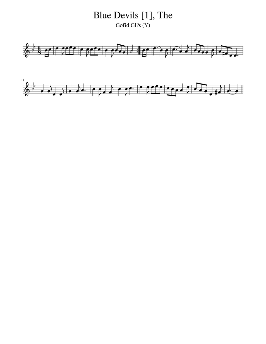 The Blue Devils Sheet music for Piano (Solo) Easy | Musescore.com