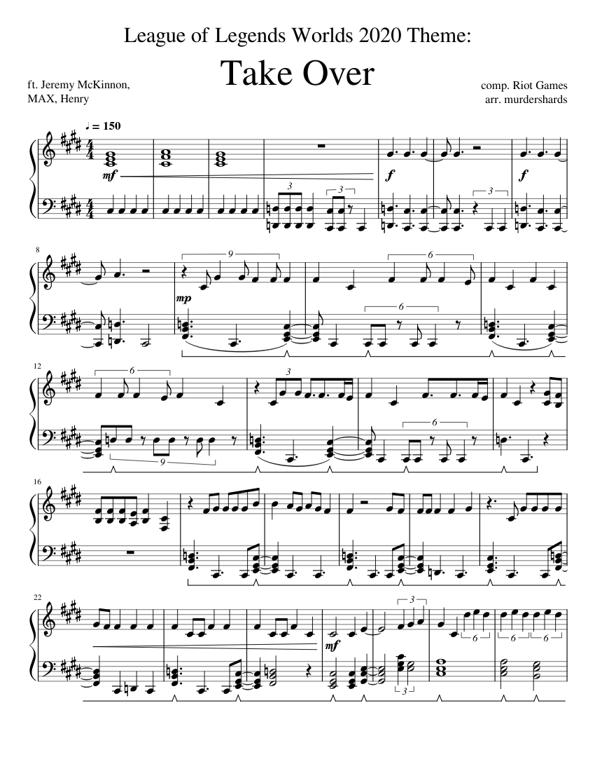 Take Over - League Of Legends Worlds 2020 Theme ft. Jeremy McKinnon ...