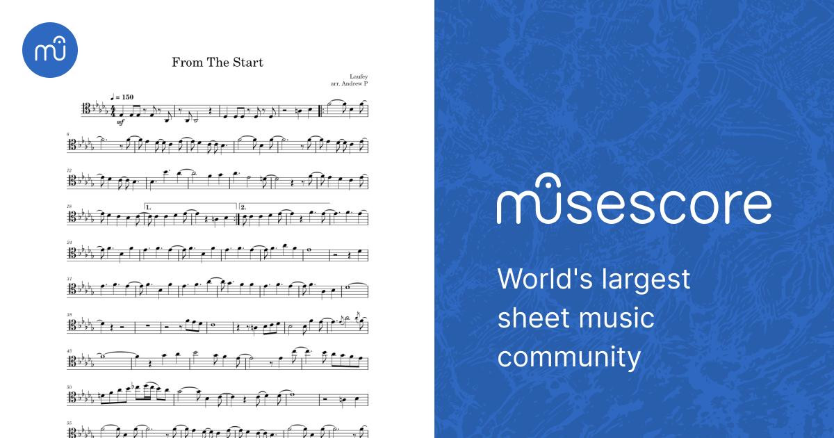 From The Start – Laufey Sheet Music for Cello (Solo) | MuseScore.com