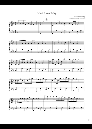 Partition De Hush Little Baby