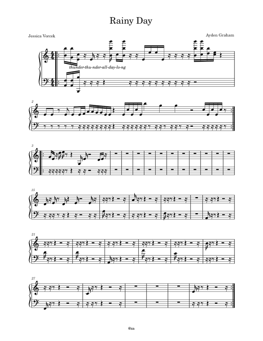 Rain Day No 14, op. 70, No.123 – Ludwig van Beethoven The Rainy Day ...