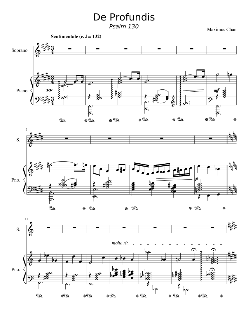 De Profundis Text