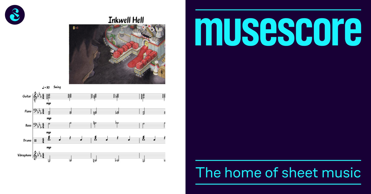 Inkwell Hell Sheet Music for Piano, Flugelhorn, Flute, Vibraphone & more instruments (Mixed ...