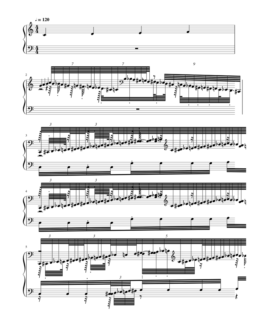 relax Sheet music for Piano (Solo) | Musescore.com
