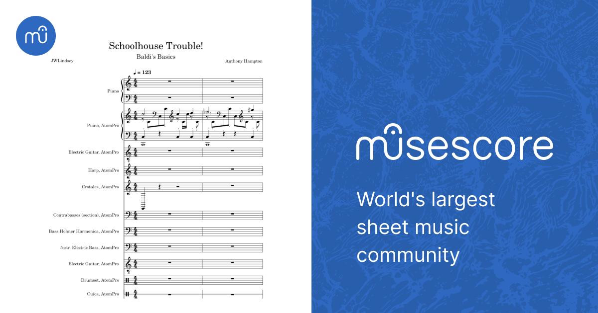 Schoolhouse Trouble! from Baldi's Basics – Anthony Hampton Schoolhouse ...