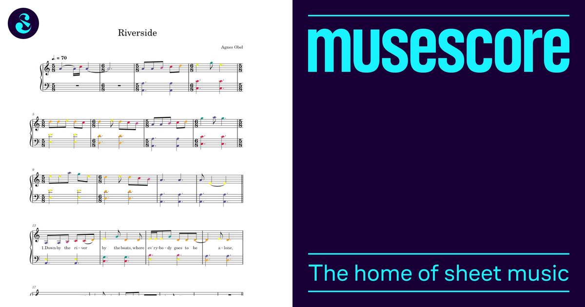 Riverside – Agnes Obel Sheet Music for Piano (Piano-Voice) easy ...
