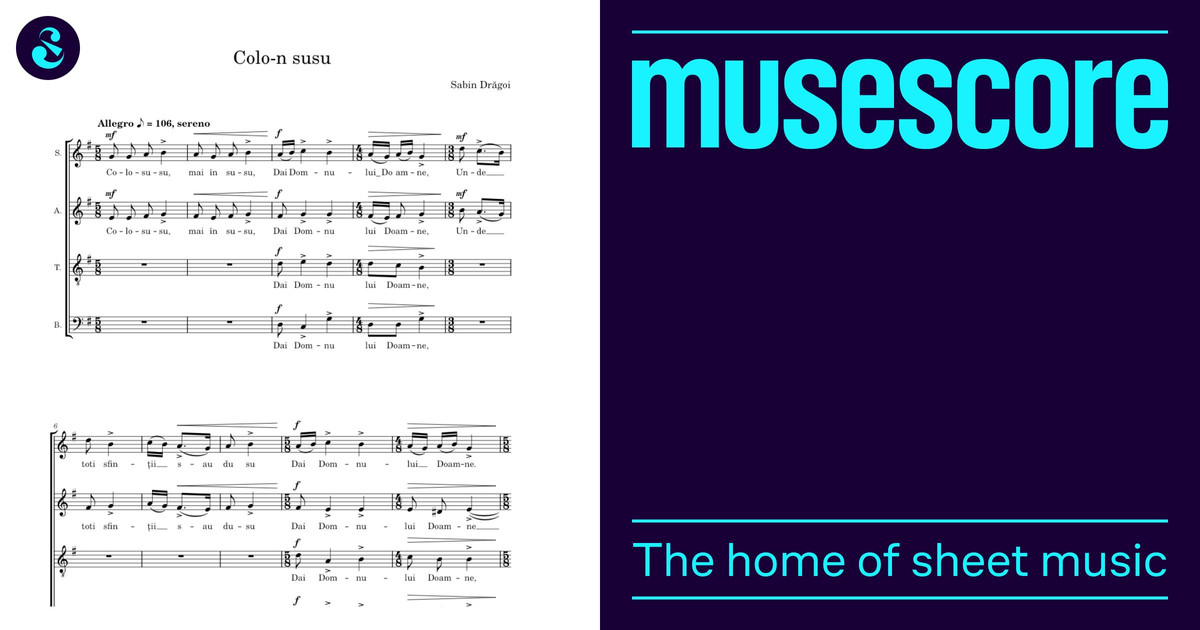 Colo-n susu Sheet music for Synthesizer (Mixed Quartet) | Musescore.com