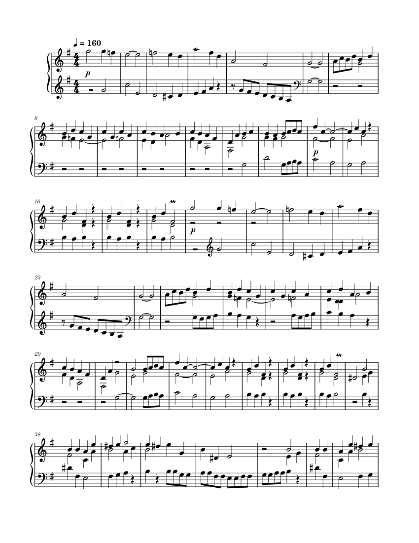 Counterpoint 2 Sheet music for Piano (Solo) Easy | Musescore.com