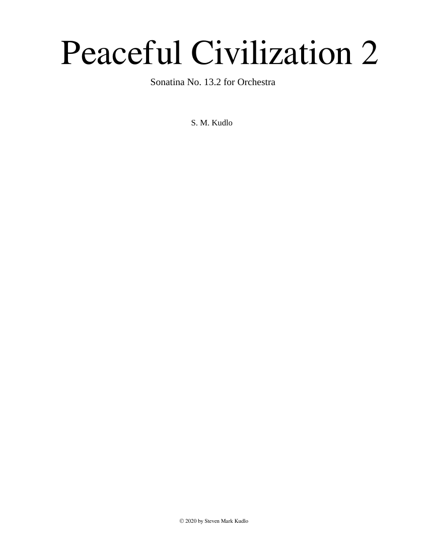 Peaceful Civilization 2 Sheet music for Trombone, Flute, Oboe, Bassoon ...
