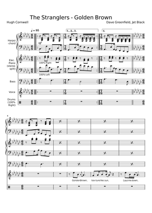 Golden Brown Sheet Music with Chords for Harpsichord (Solo) | MuseScore.com