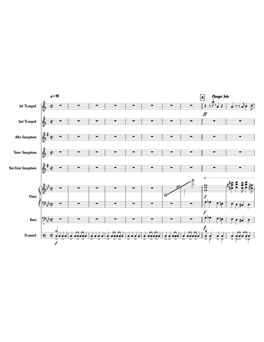 King Of Swing - Big Bad Voodoo Daddy Sheet Music for Piano, Saxophone alto, Saxophone tenor ...