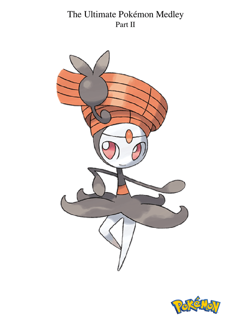 The Ultimate Pokemon Medley - Part II - (WIP) Sheet Music for Piano ...