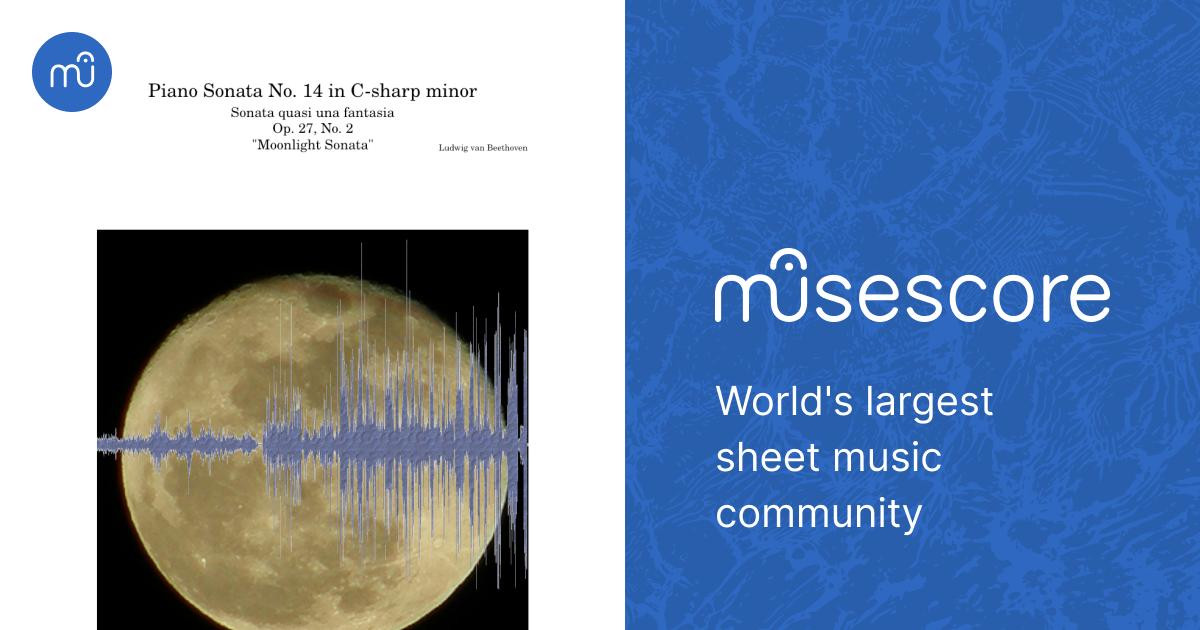 Piano Sonata No.14, Op.27 No.2 – Ludwig van Beethoven Sheet music for ...