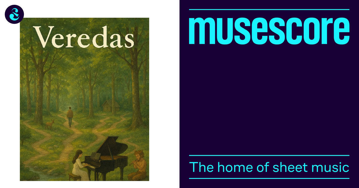 Veredas – Eber Josué Sheet Music for Piano (Solo) Easy | MuseScore.com