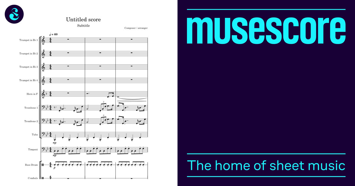 Brass Pines of Rome – blitzboyz507 Sheet Music for Trombone, Tuba, French horn, Timpani & more ...