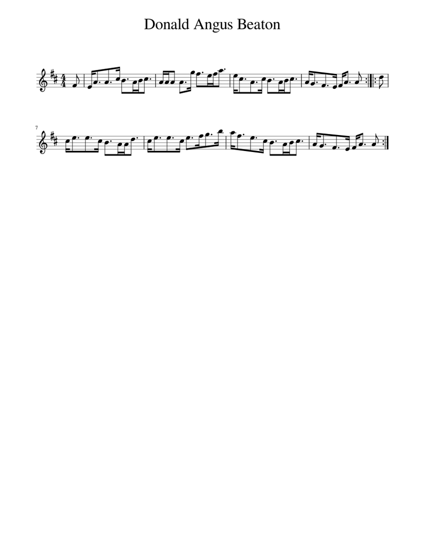 Donald Angus Beaton Sheet music for Piano (Solo) | Musescore.com