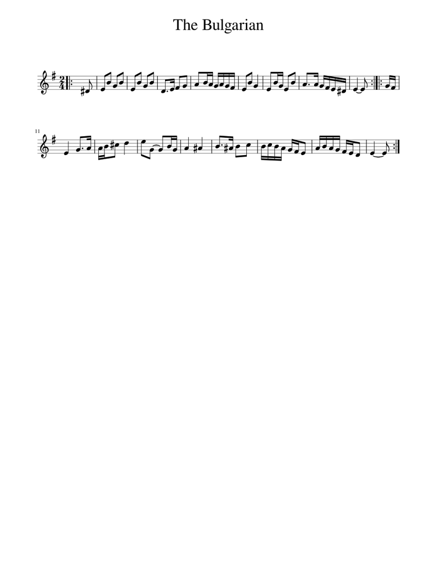 The Bulgarian Sheet music for Piano (Solo) | Musescore.com