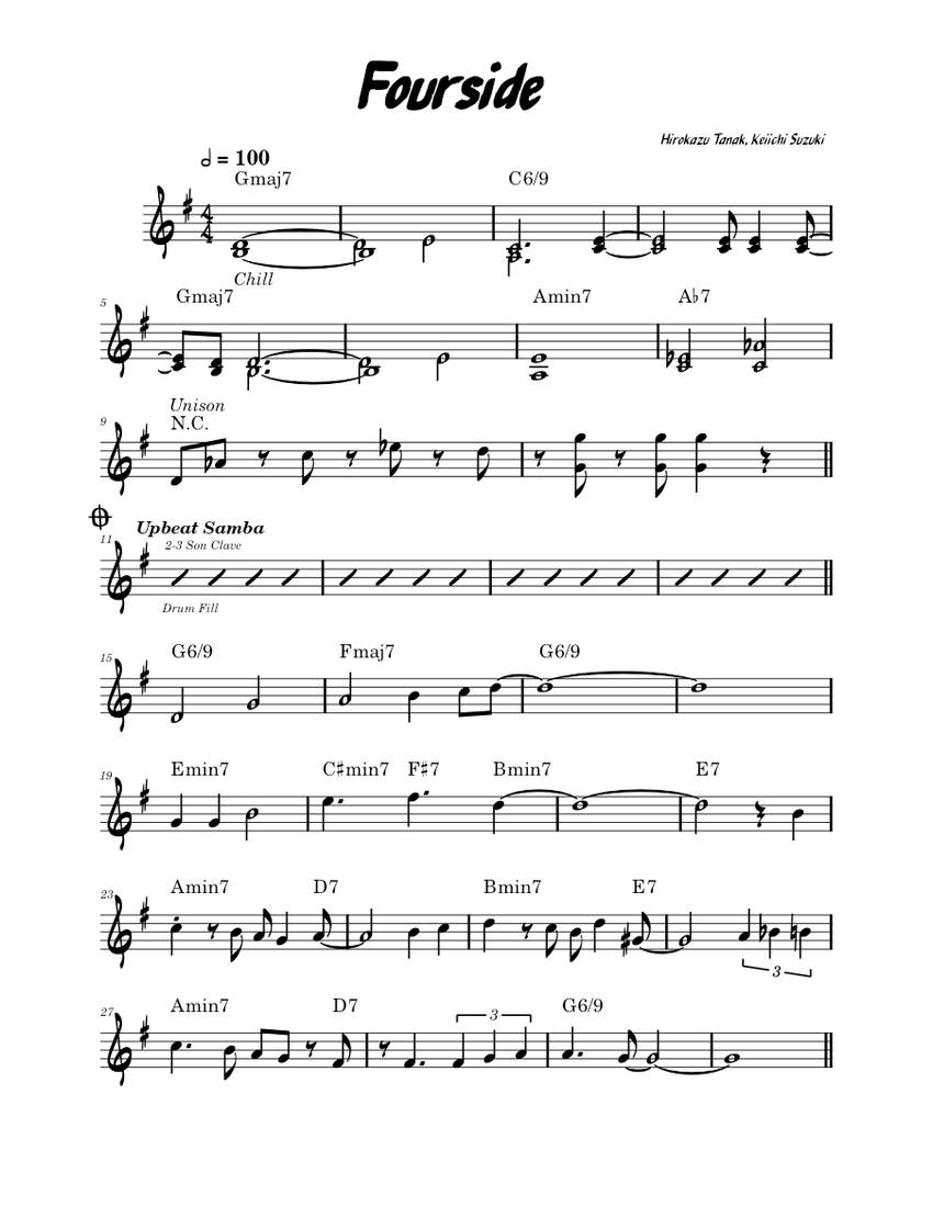 Fourside - Earthbound Sheet Music for Piano (Solo) Easy | MuseScore.com