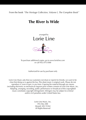 Play Official version of The River Is Wide Sheet Music by Lorie Line ...